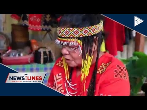Manobo tribe's embroidery and beadwork - YouTube
