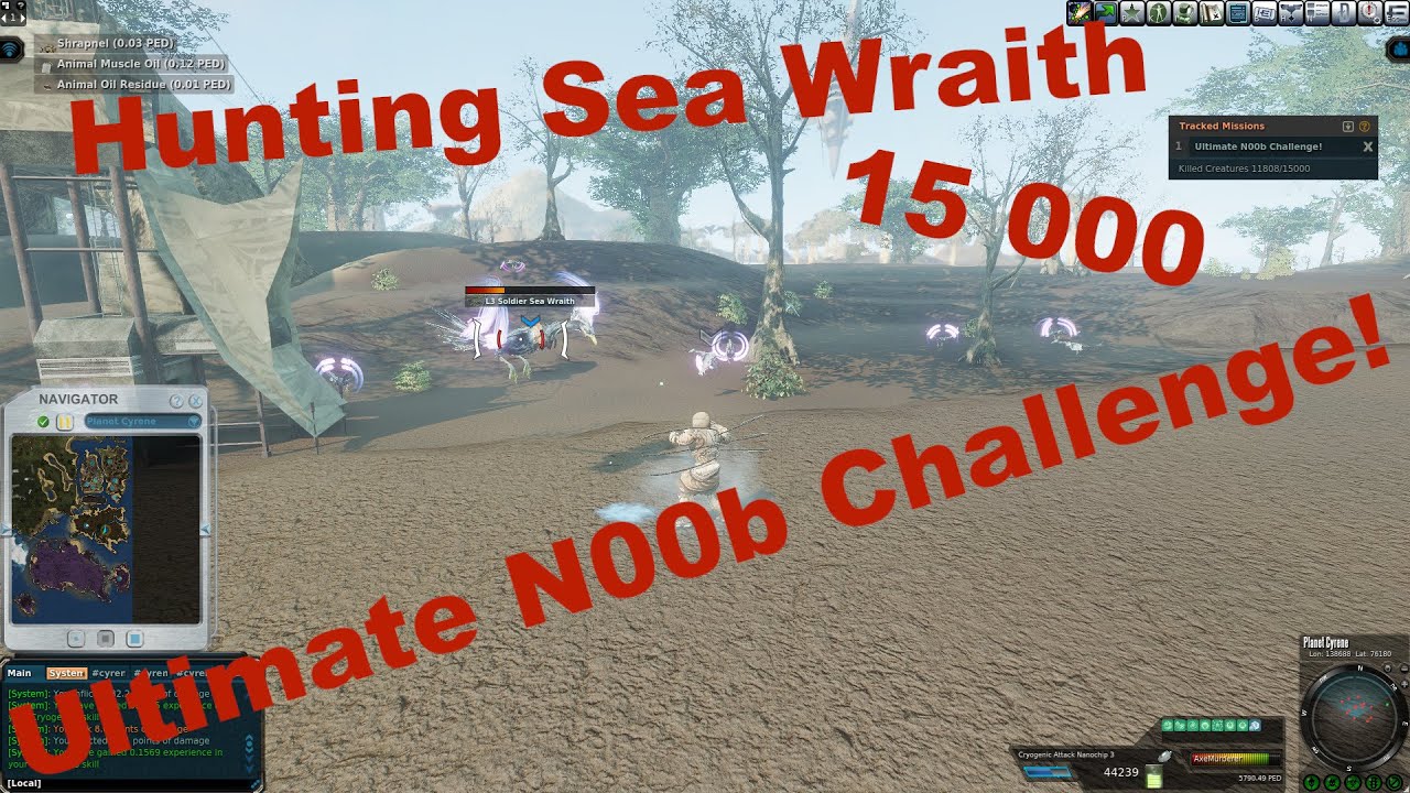 E585 - Hunting Sea Wraith for Ultimate N00b Challenge! Mission - Planet ...
