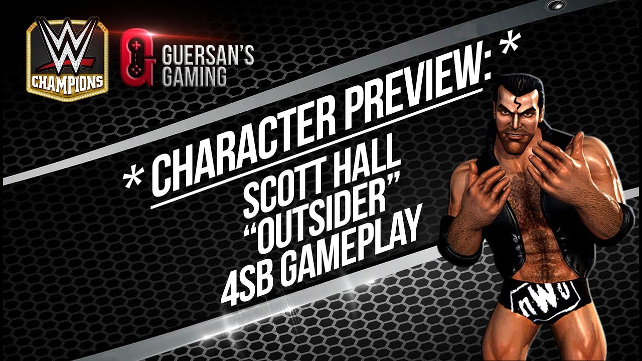 Character Preview: Scott Hall "Outsider" 4SB Gameplay / WWE Champions 😺 ...
