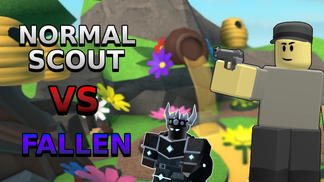Normal Scout is OP in Fallen | Roblox TDS - YouTube