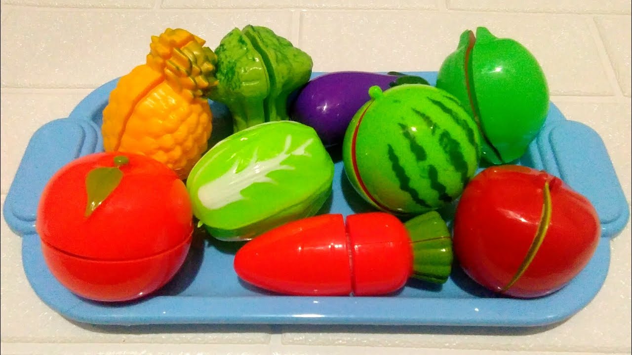 Satisfying video ASMR | cutting fruits and vegetables | apple, carrot, watermelon, orange - YouTube