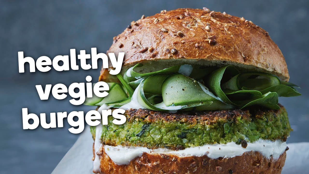 Healthy green burgers recipe - YouTube