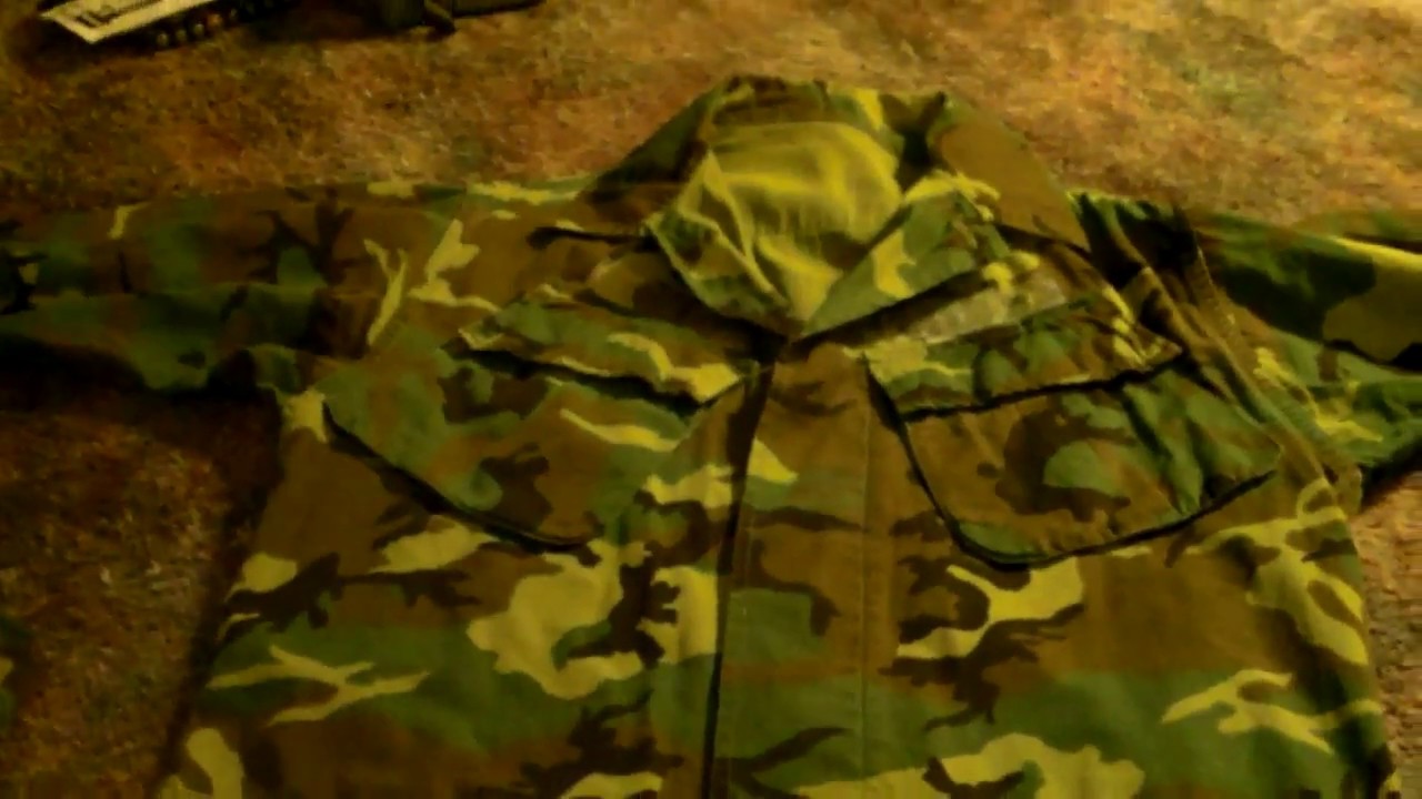 How to tell the difference between ERDL and woodland camo - YouTube