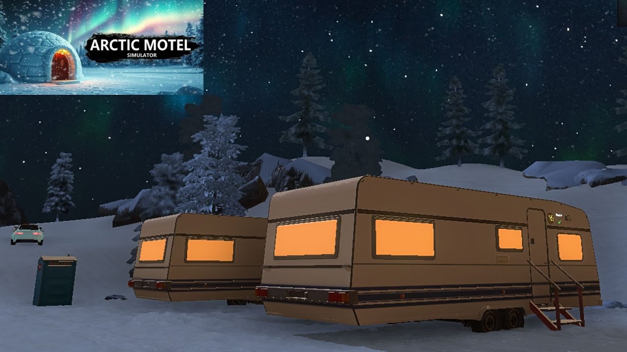 FINALLY MY MOTEL IS THE BEST IN THE NORTH POLE! Arctic Motel Simulator ...