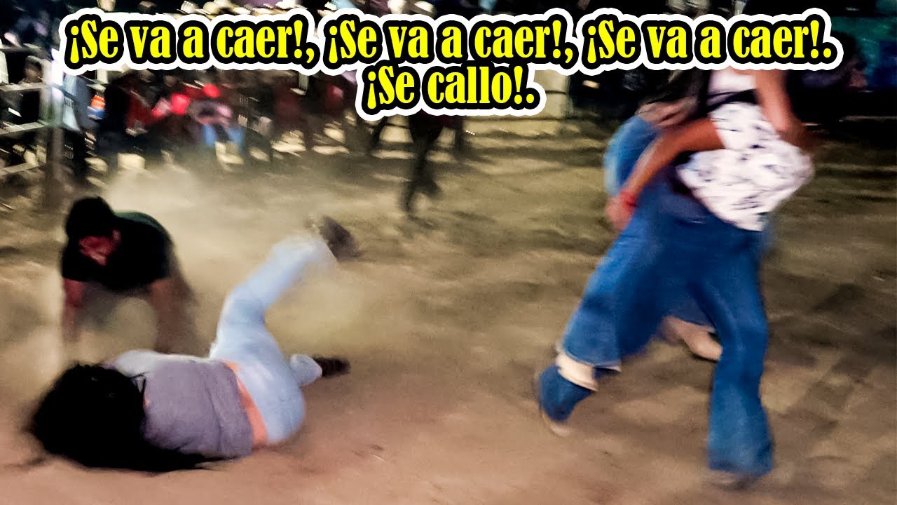 ¡Se va a caer! y ¡Se callo!. // Puras mujeres Bailando y la unica ...