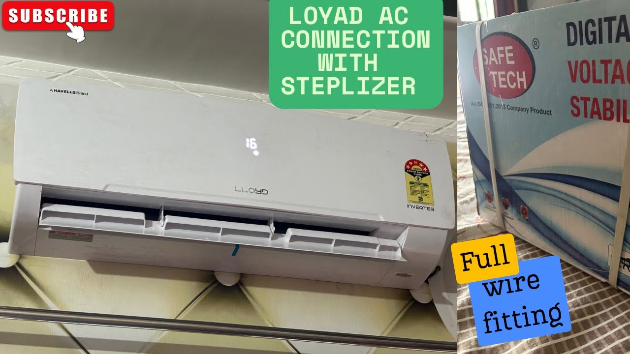 How to install Steplizer with AC || Full AC wiring connections with 130 ...