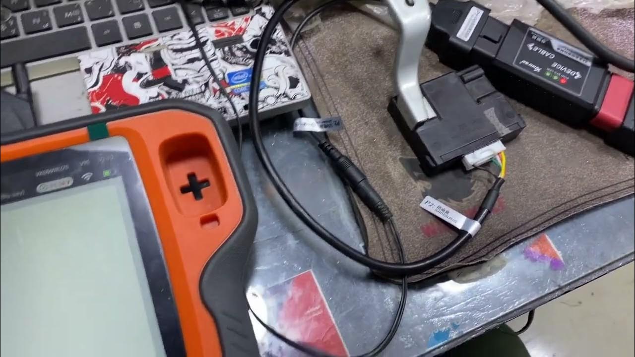 Toyota 8a all keys lost on bench key tool plus - YouTube