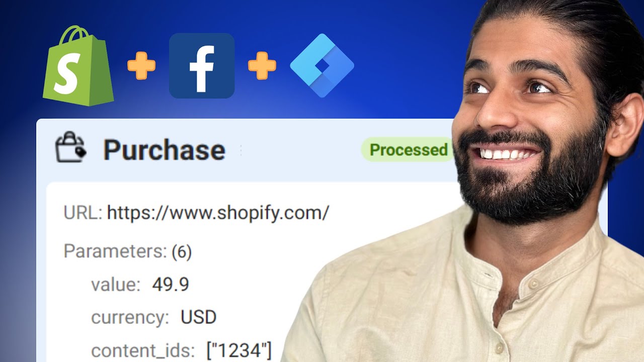 [Shopify Customer Pixel] Facebook Pixel Purchase Tracking using Google Tag Manager - YouTube