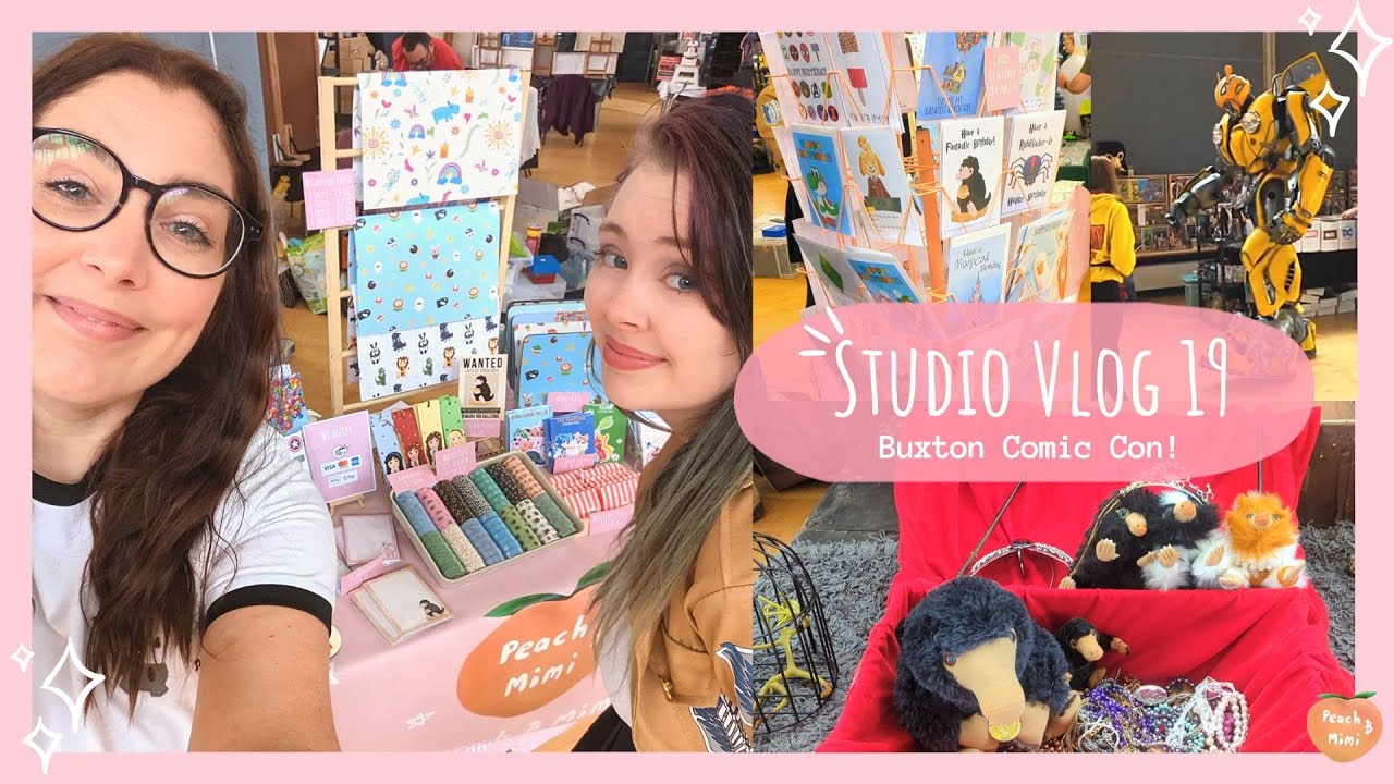 Studio Vlog 19 - Buxton Comic Con and a new card display - YouTube