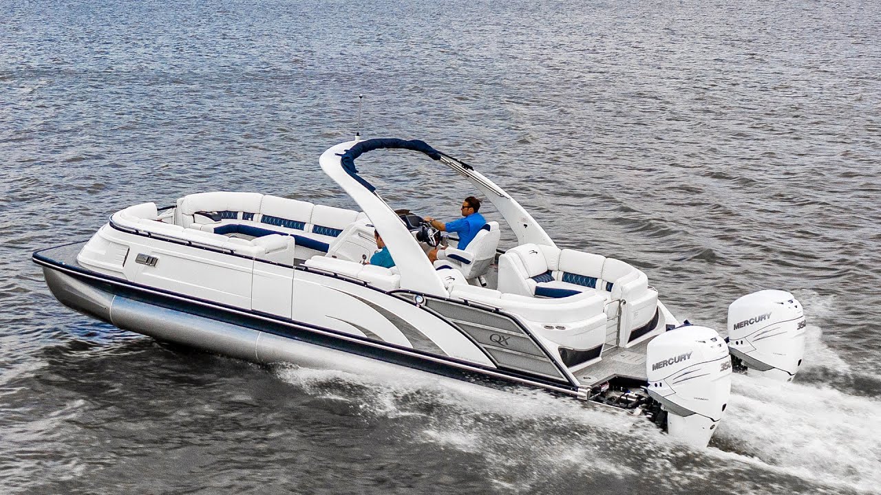 2021 Bennington 30 QX - Dual Mercury 350's - Running Hard and Full ...