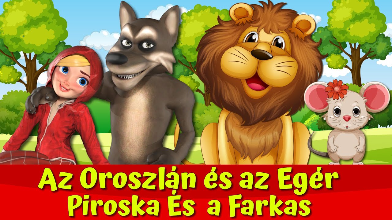Piroska És A Nagy Gonosz Farkas 🔴🐺 I Az Oroszlán És Az Egér I Nati ...