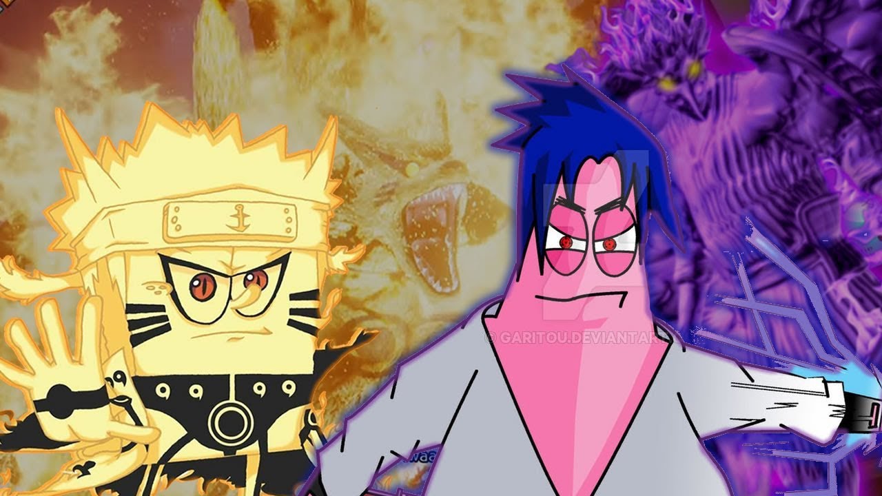 NARUTO vs SASUKE | Bob Esponja e Patrick no JUMP FORCE - YouTube