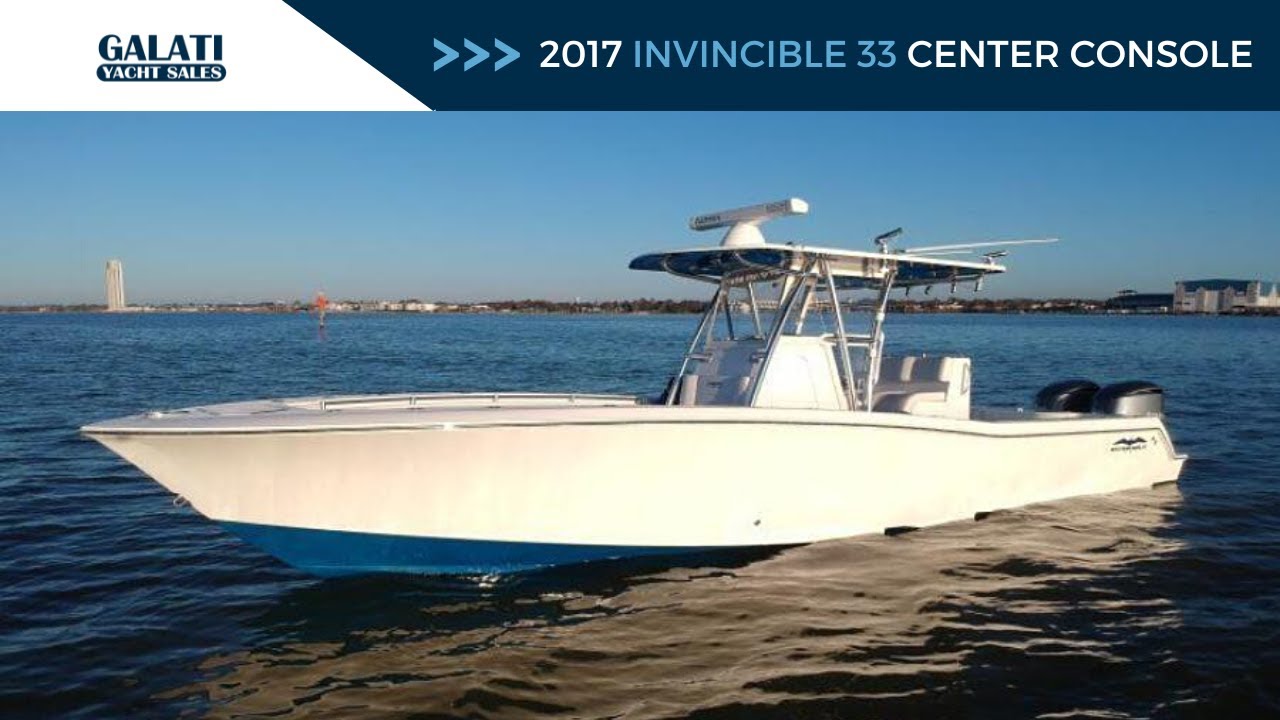 For Sale - 2017 Invincible 33 Center Console - YouTube