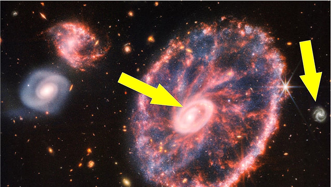 James Webb Space Telescope Captured A Strange Cartwheel Galaxy 500 ...
