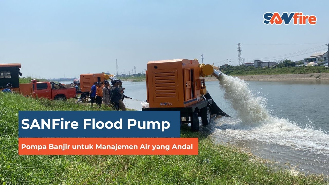 SANFire Flood Pump for Reliable Water Management #sanfire - YouTube