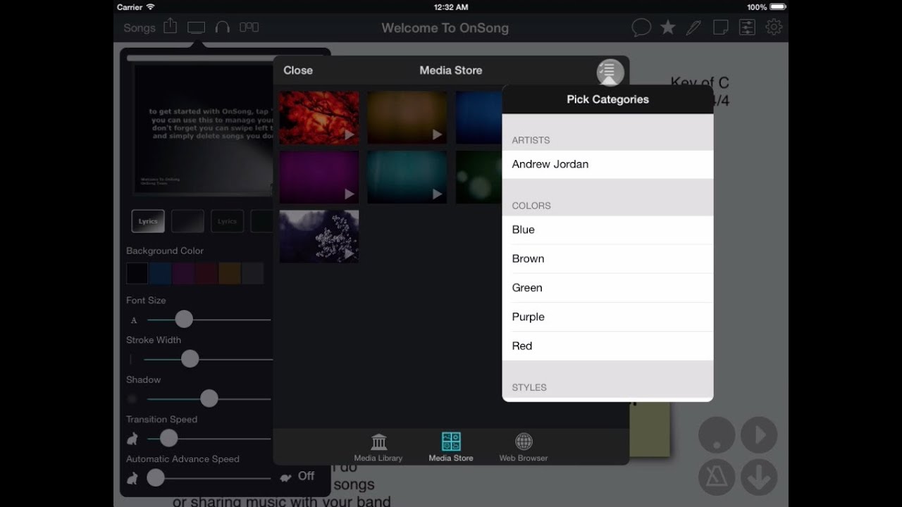 Motion Backgrounds for Lyrics Projection - YouTube