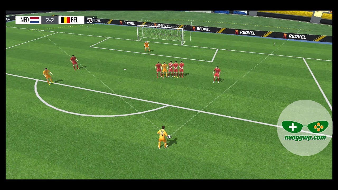 Dream Shot Football (Offline) (Android APK) - Soccer Drag Gameplay ...