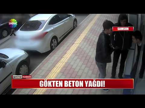 Gökten beton yağdı!