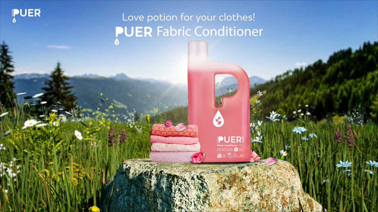 Best care for your clothes!- New PUER Fabric Conditioner - YouTube
