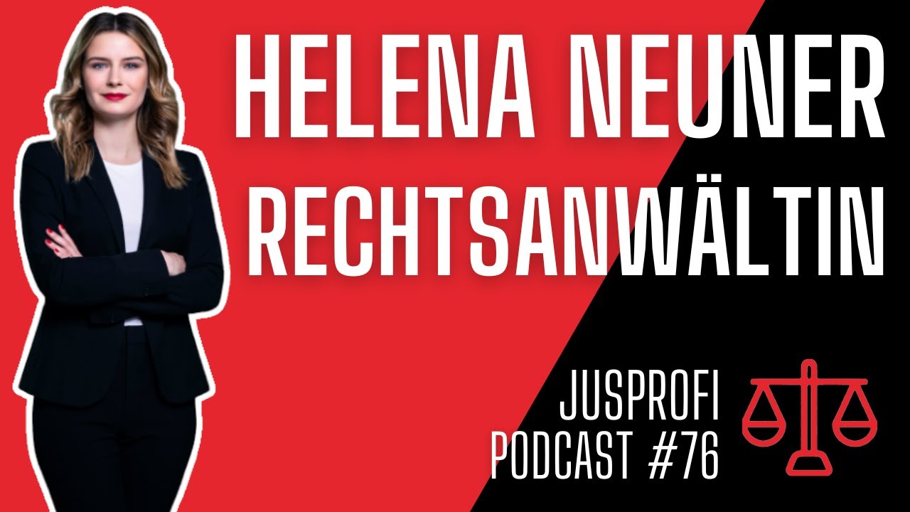 Der JusProfi Podcast - Folge 76: Mag. Helena Neuner - YouTube