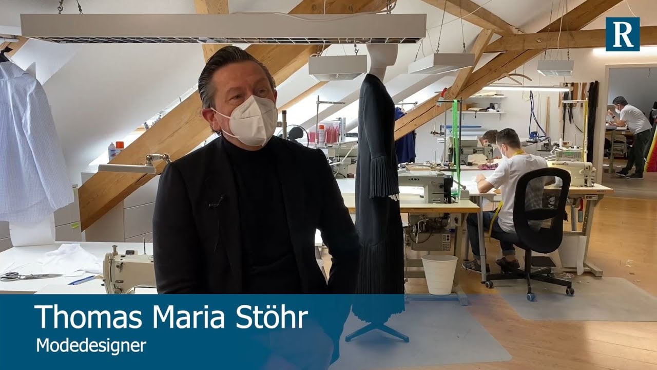Wie der Neustadter Modedesigner Thomas Maria Stöhr der Krise trotzt ...