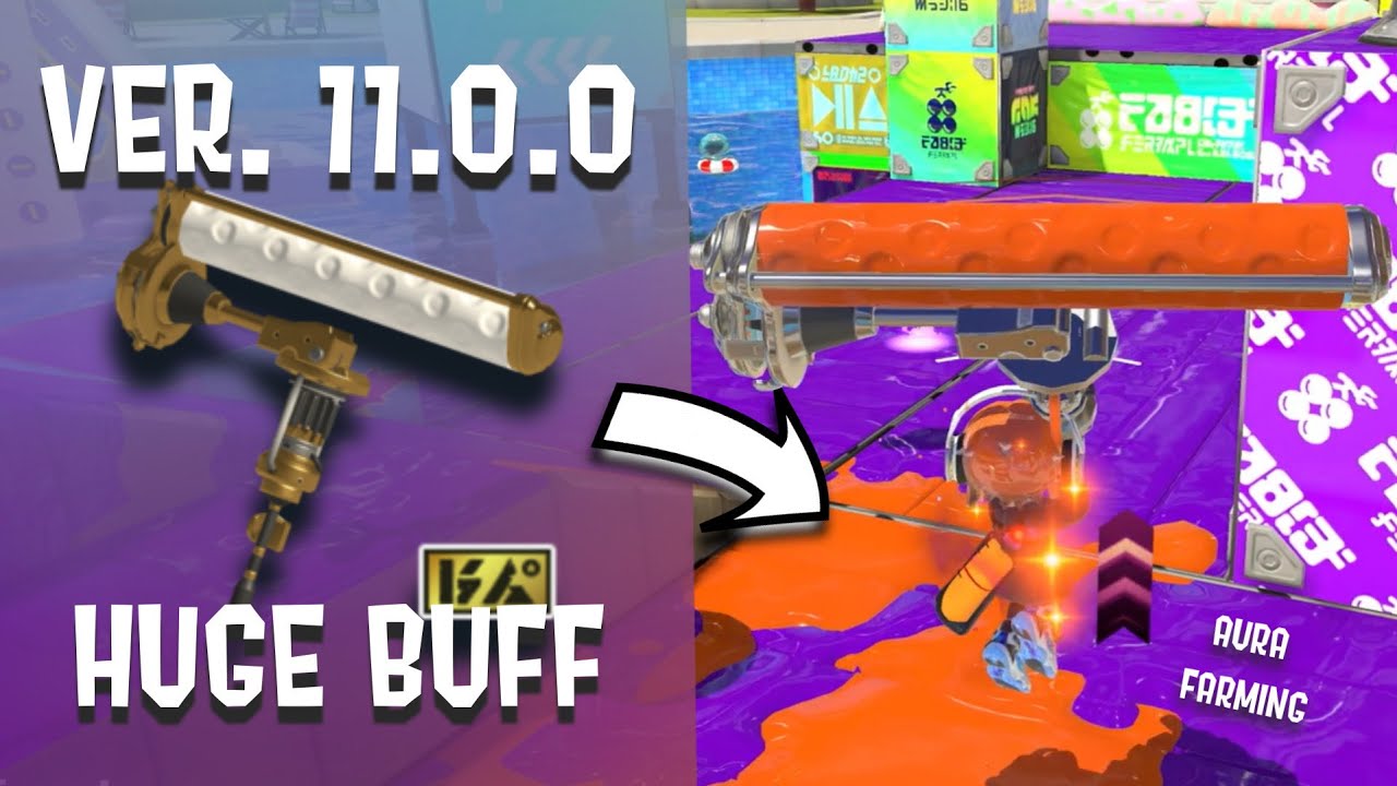 FLOW AURA FARMING WITH DYNAMO ROLLERS ( Splatoon 3 Version 11.0.0 ...