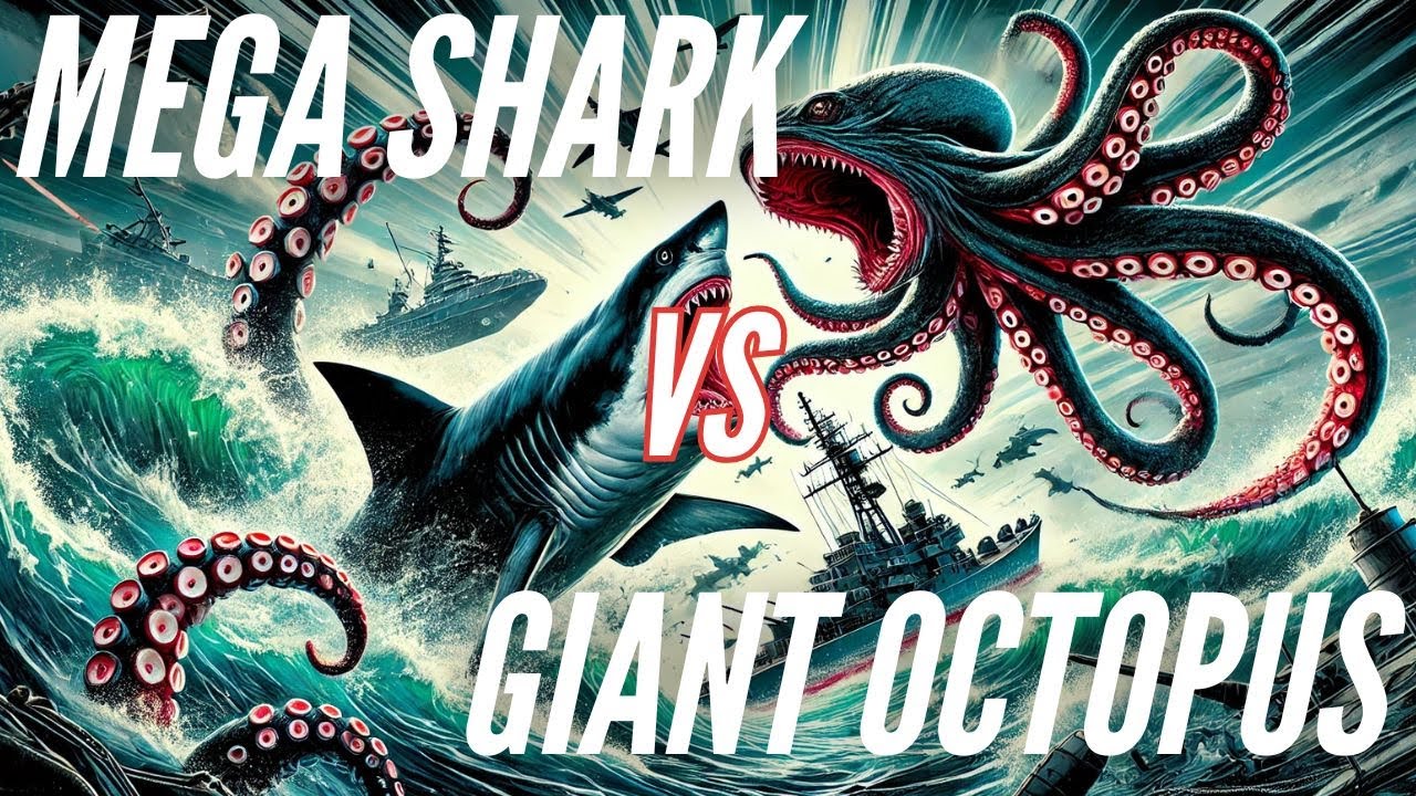 Mega Shark Vs Giant Octopus | HD | TINDAKAN | Film dengan sub Bahasa ...