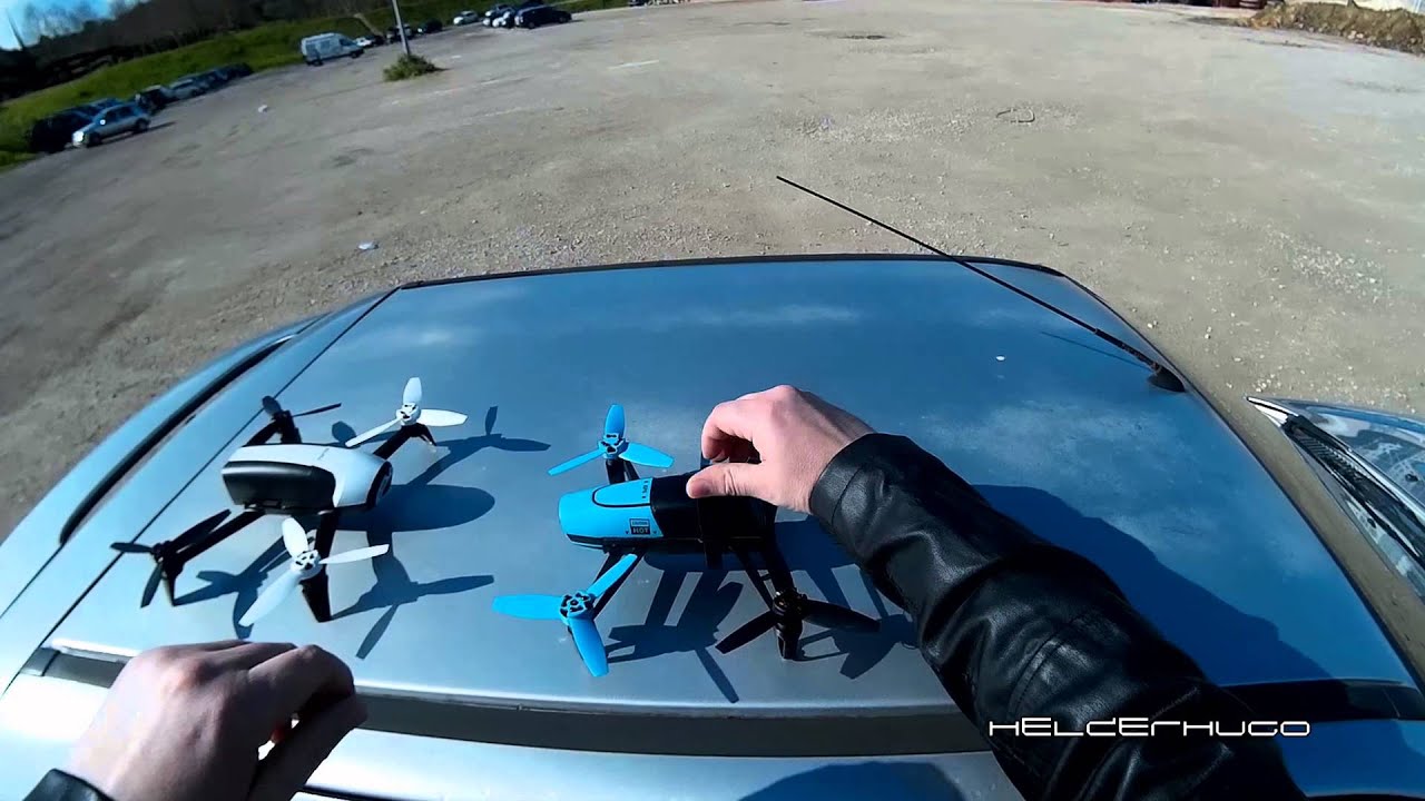 Parrot Bebop 2 meets new Bebop 1 for the first time - Part 4 - YouTube