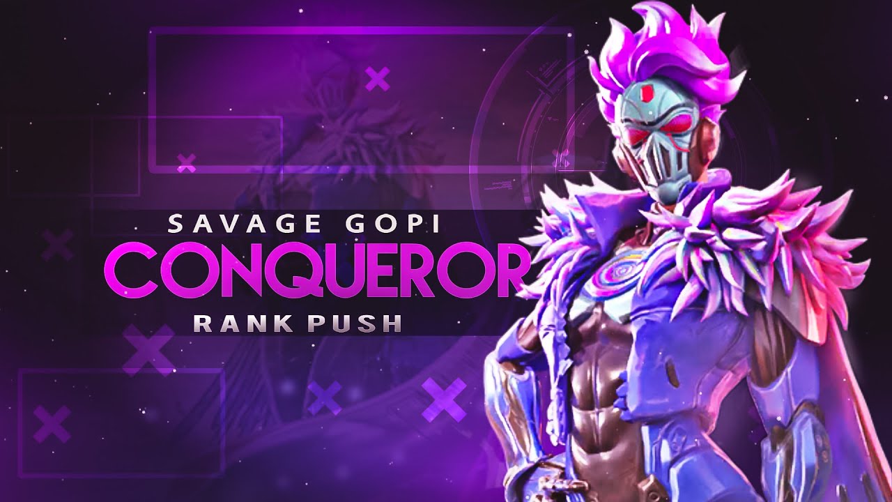 PUBG MOBILE Ace 6* | Season 18 Rank Pushing To Conqueror With kacchar ...