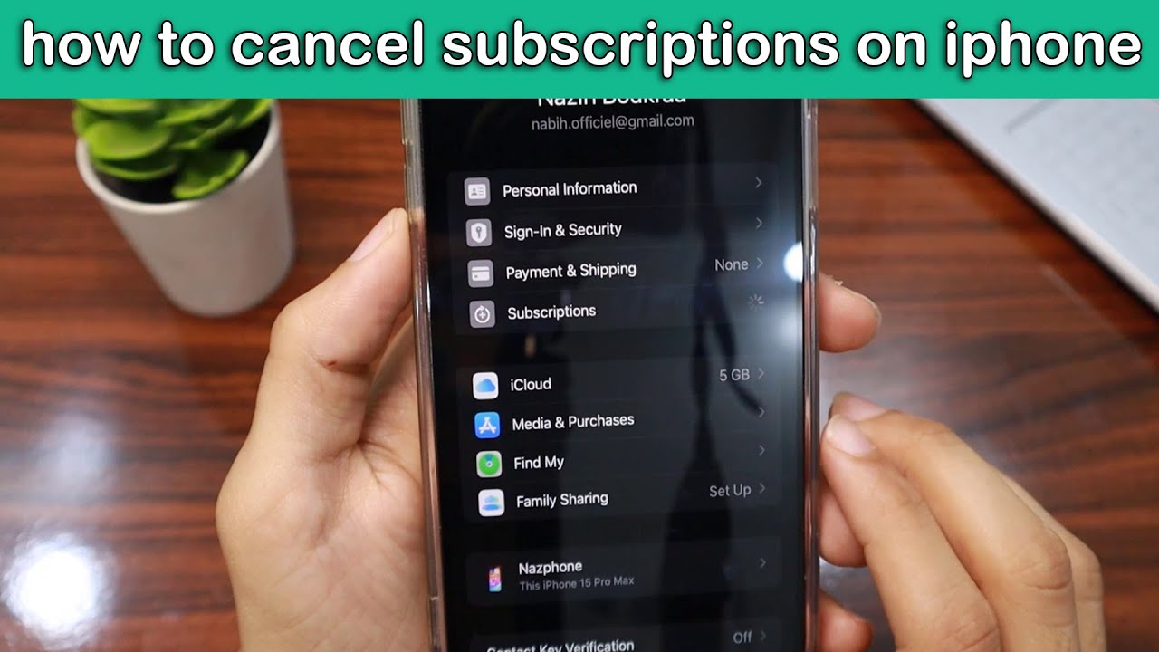How to Cancel Subscriptions on iPhone Step by Step - YouTube