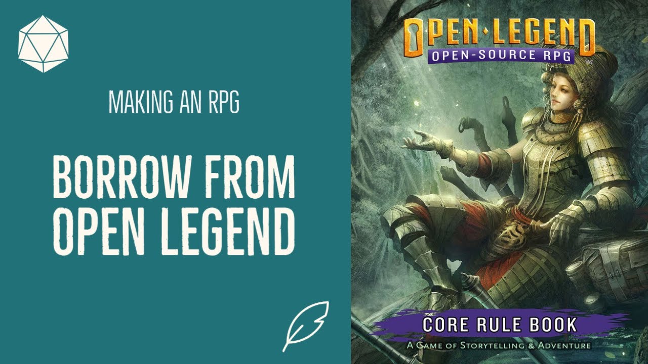 Building an RPG: Borrowing from Open Legends - YouTube