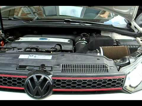 Pipercross air intake system Golf mk6 GTI - YouTube
