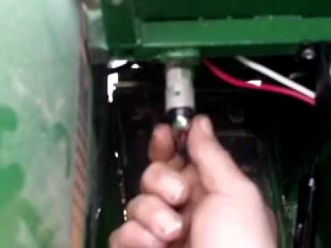 John Deere 285 with a homemade snow cab Video #1 - YouTube