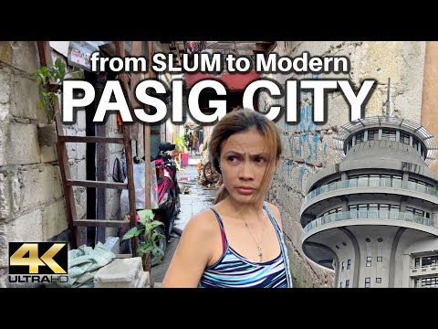 Walking Both Sides of Pasig City Metro Manila Philippines [4K]