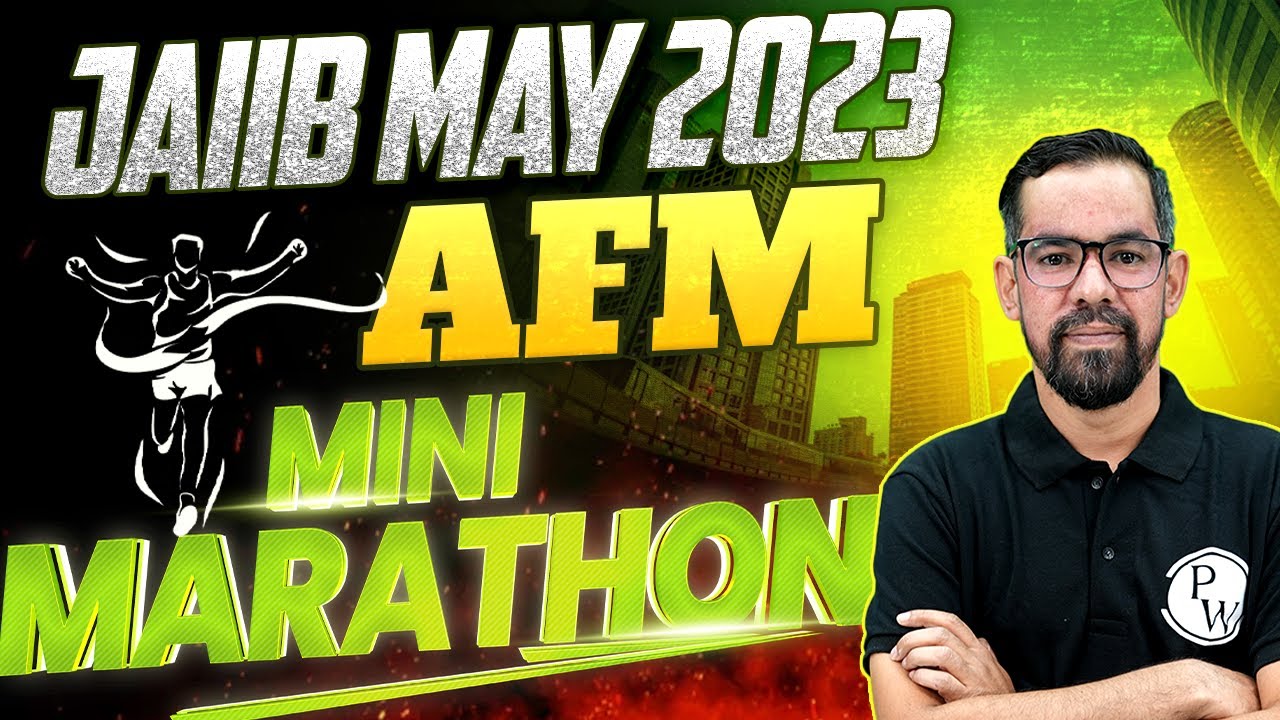 Mini Marathon | AFM | Mahesh Sir | JAIIB - YouTube