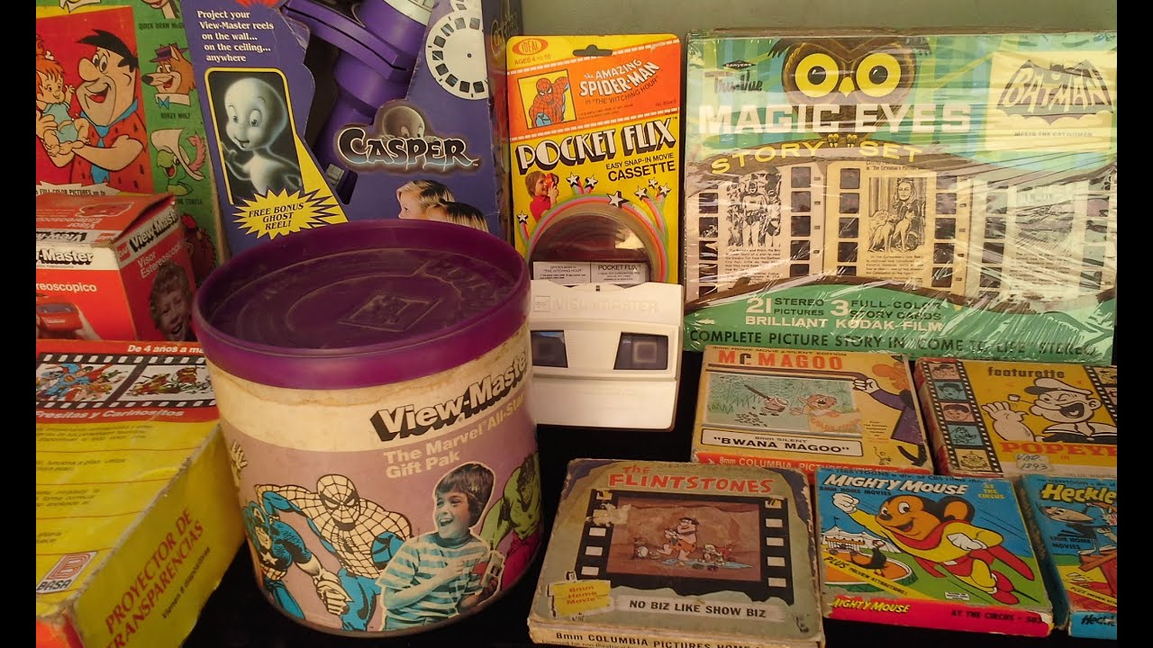 MARVEL DC COMICS CASPER MR. MAGOO POPEYE VIEW MASTER TRU VUE IDEAL ...