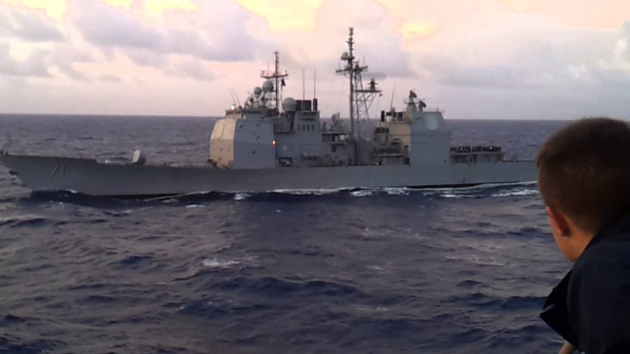 USS Cape St George CG-71 New years eve show *Explicit Language* - YouTube