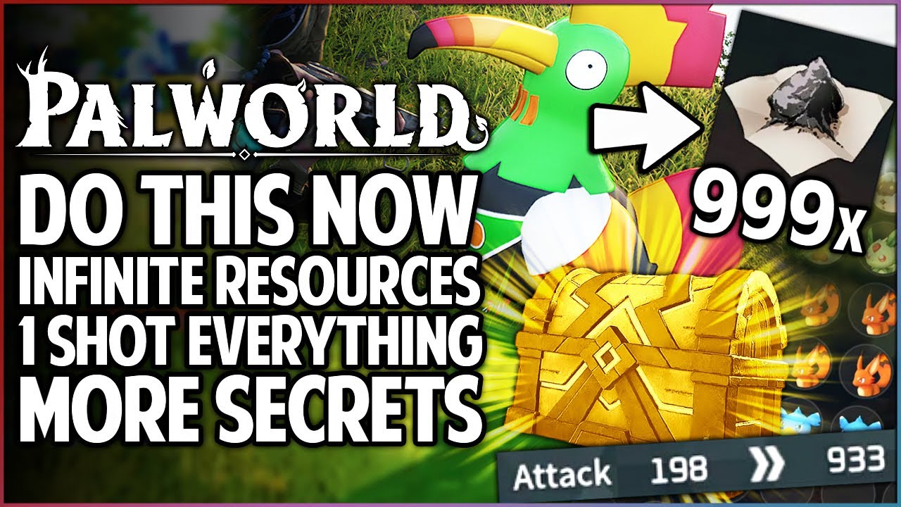 Palworld - New MOST POWERFUL Secrets Found - INFINITE Flying & Gold ...