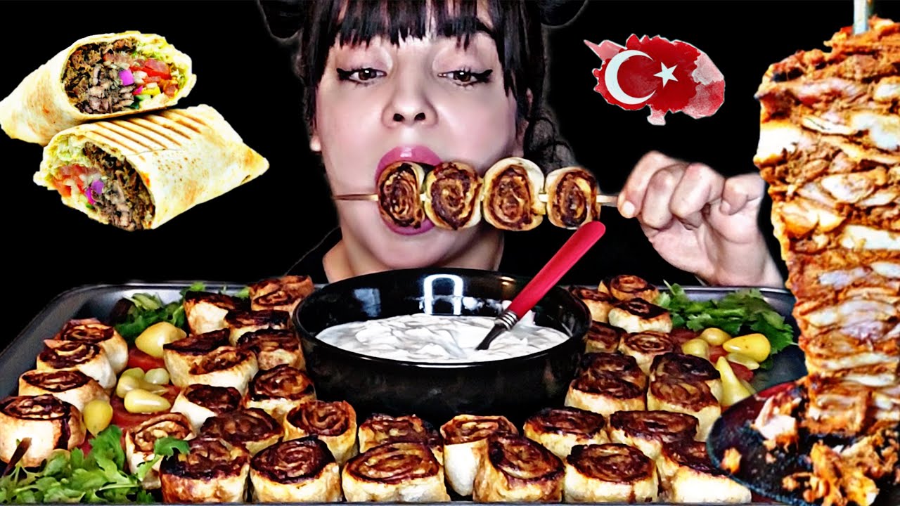 🇹🇷 Real Mukbang: Beyti Kebab!Juicy, smoky, and 100% authentic Turkish ...