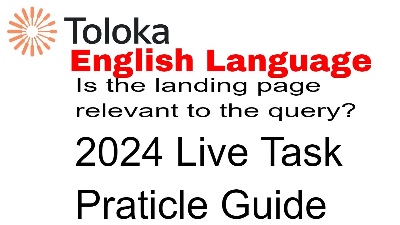 Is the landing page relevant to the query? 2024 live Task Explained ...