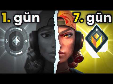 Valorant’ta 7 GÜN boyunca RANKED'da yaptığım HATALARIMI düzelttim. (inanılmaz)