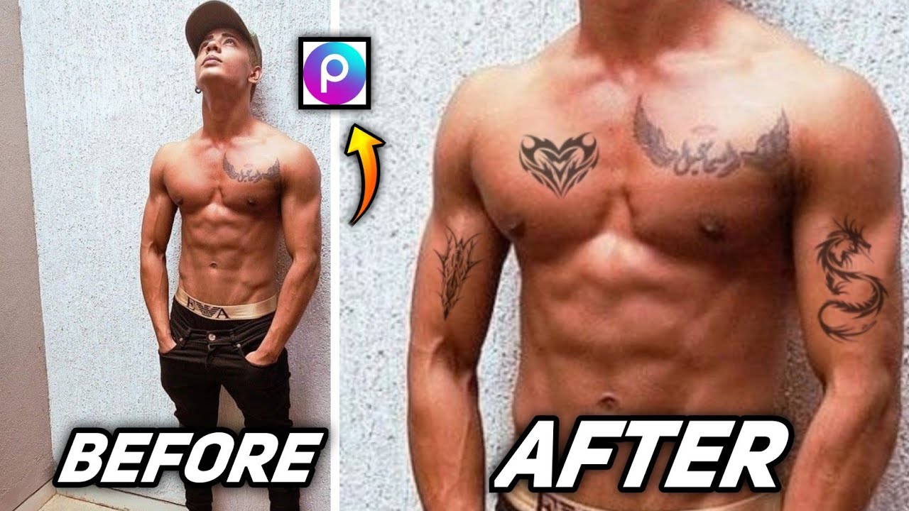Tattoo Photo Editing | How To Make Tattoo On Body - YouTube