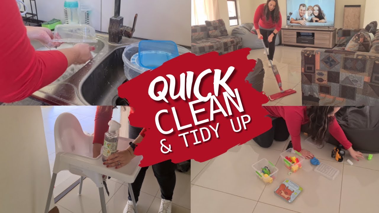 Quick Clean and Tidy up with Me | Cleaning Motivation | Saturday Clean ...