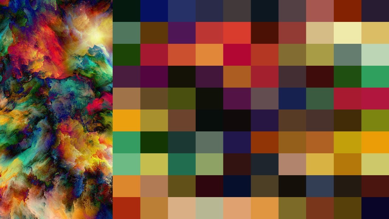 How to color collect from any images in Illustrator - YouTube