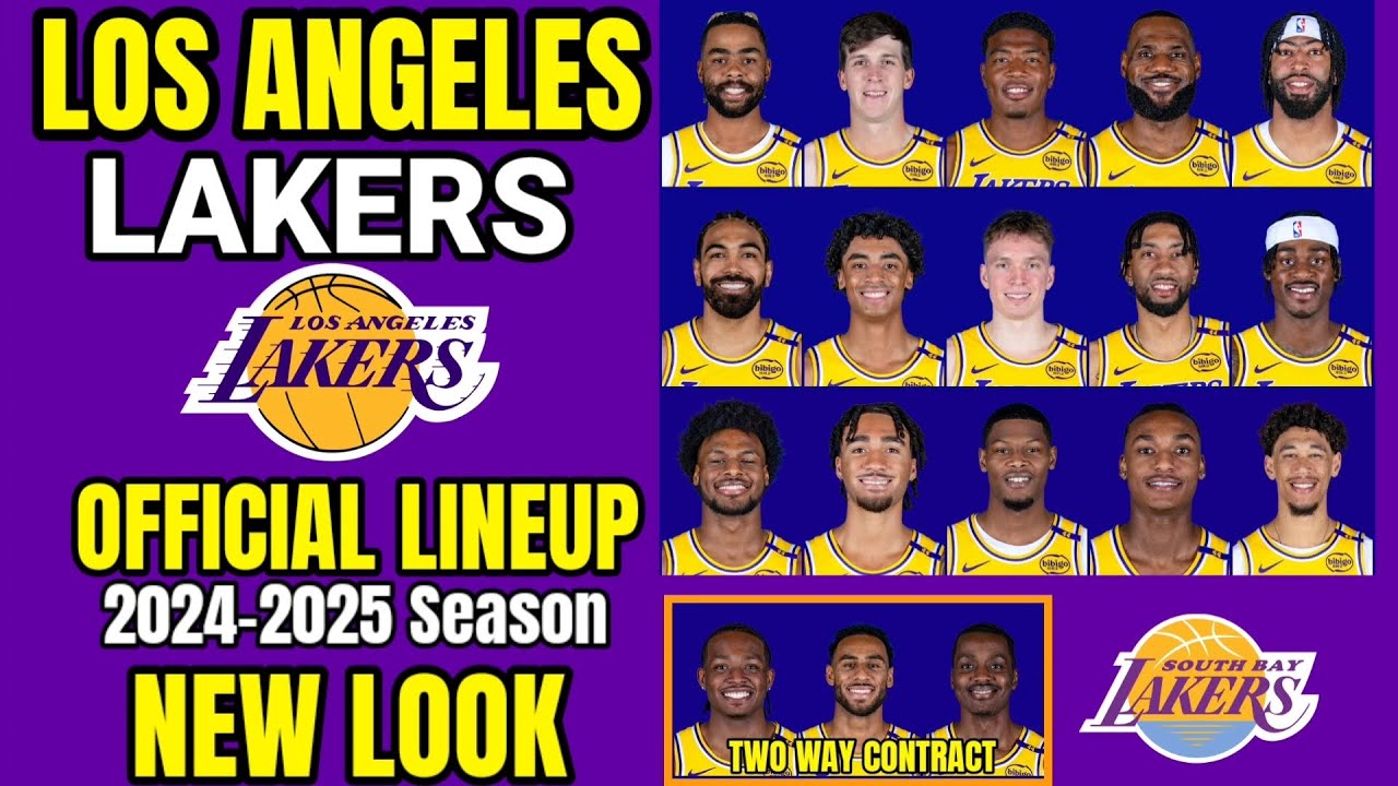 L A Lakers OFFICIAL lineup 2024-25 NBA update - YouTube
