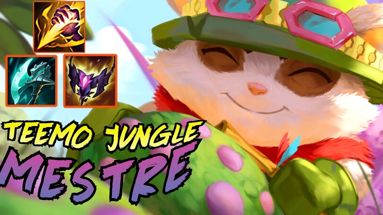 Teemo Jungle domina uma Vi no elo Mestre e faz todos os objetivos ...