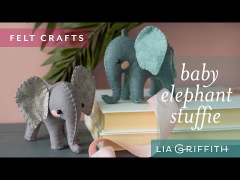 How to Sew Cute Felt Elephant: Easy Tutorial!