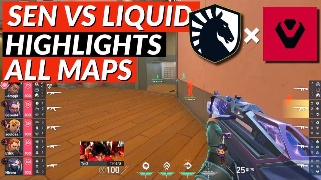 Sentinels vs Team Liquid - Highlights | VALORANT Champions Tour : VCT ...