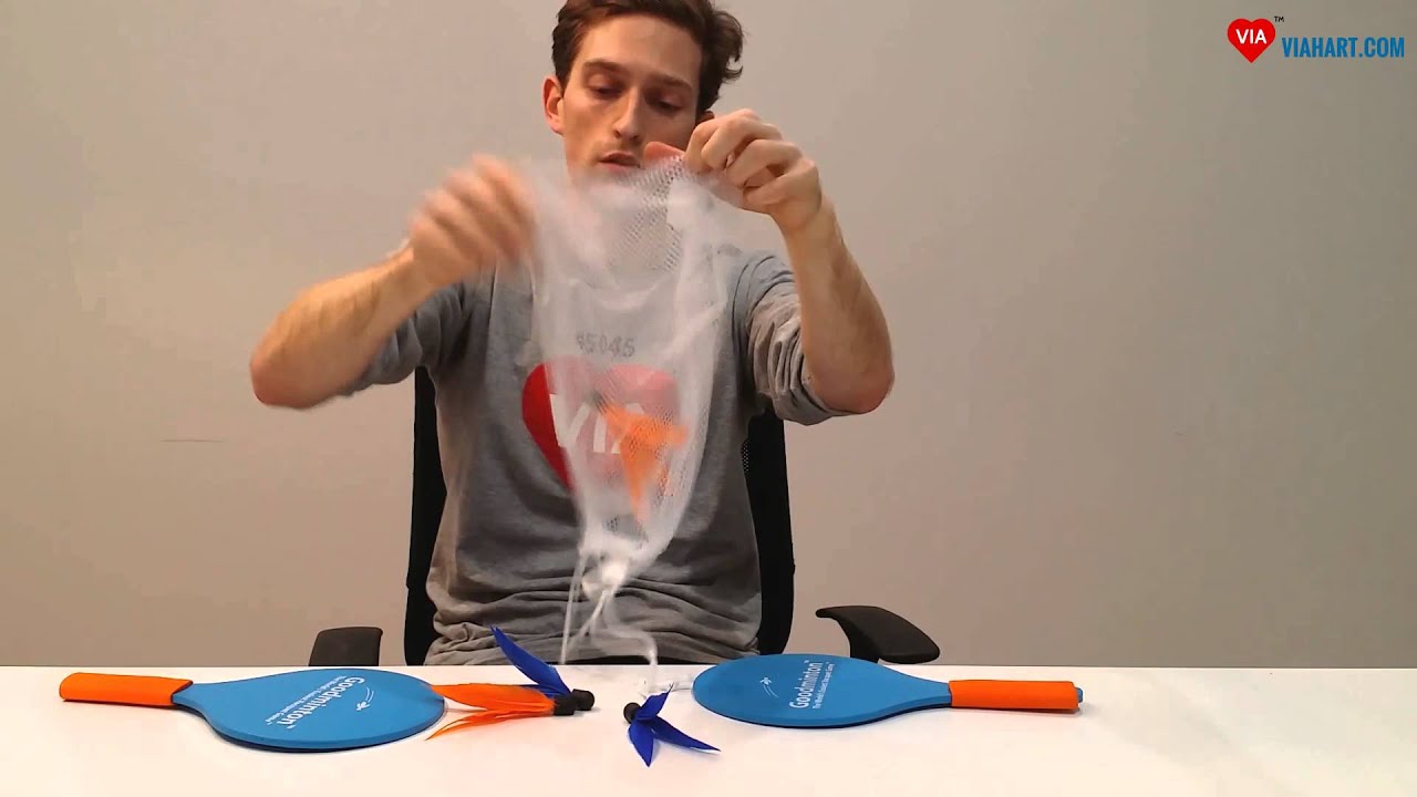 Goodminton | The World's Easiest Racquet Game from VIAHART - YouTube
