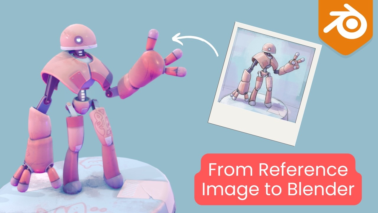 How I make reference images for Characters I make in Blender - YouTube